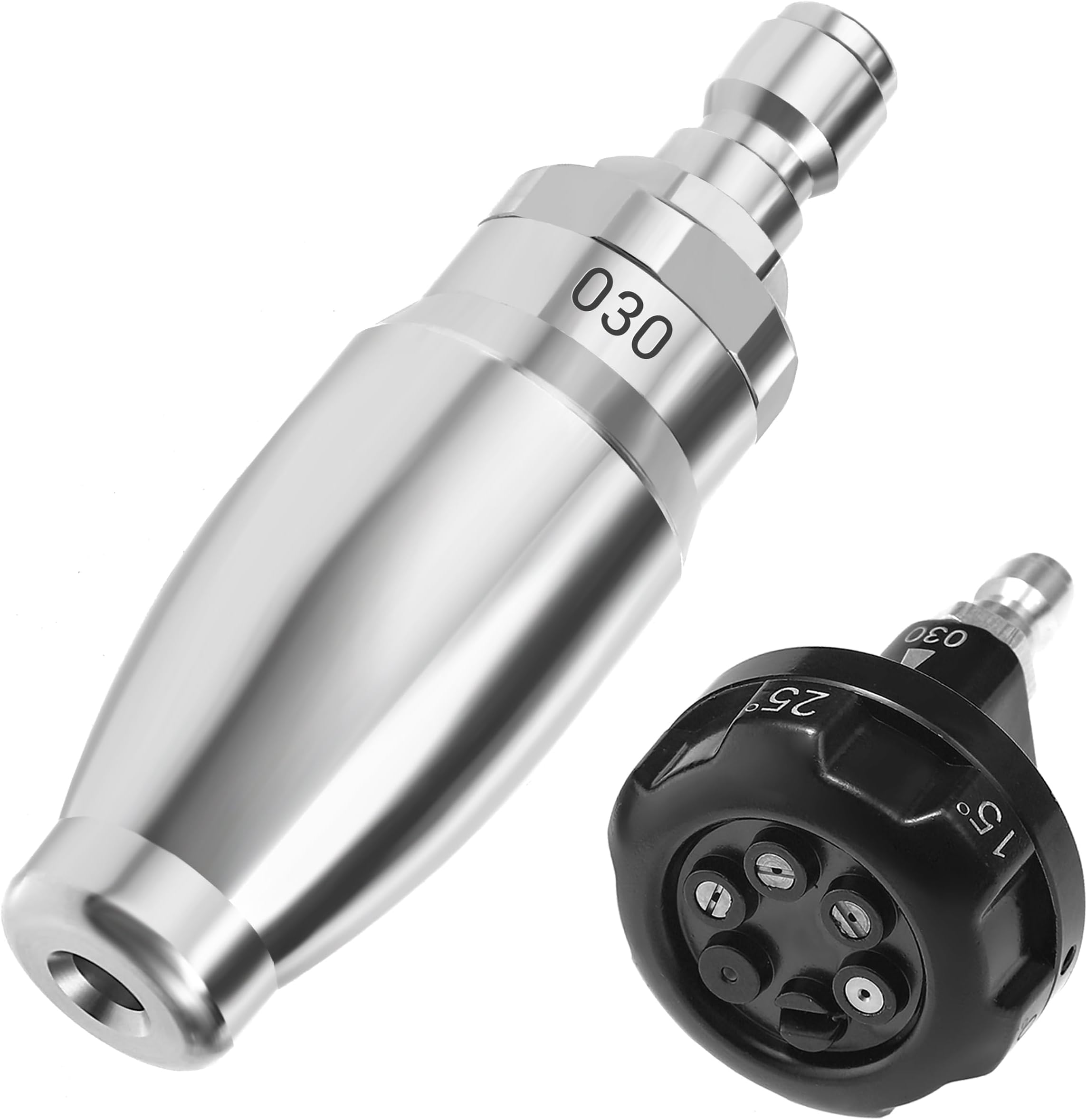 Amazon.com : Meteor Blast Pressure Washer Spray Nozzle, 6-in-1 Quick ...