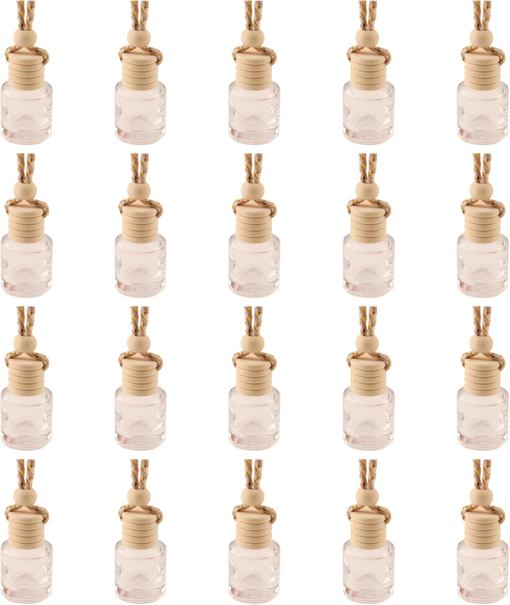 Amazon.com: 20 Pcs 8ml Hanging Car Air Freshener Diffuser, Car ...