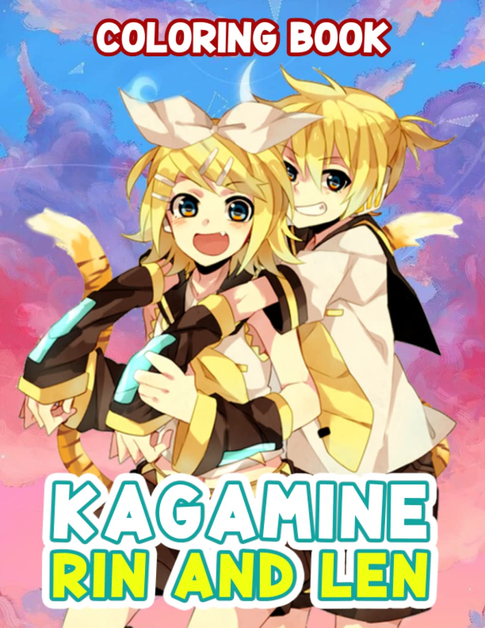 Buy Kagamine Rin And Len Coloring Book: A Cool Coloring Book With Many ...
