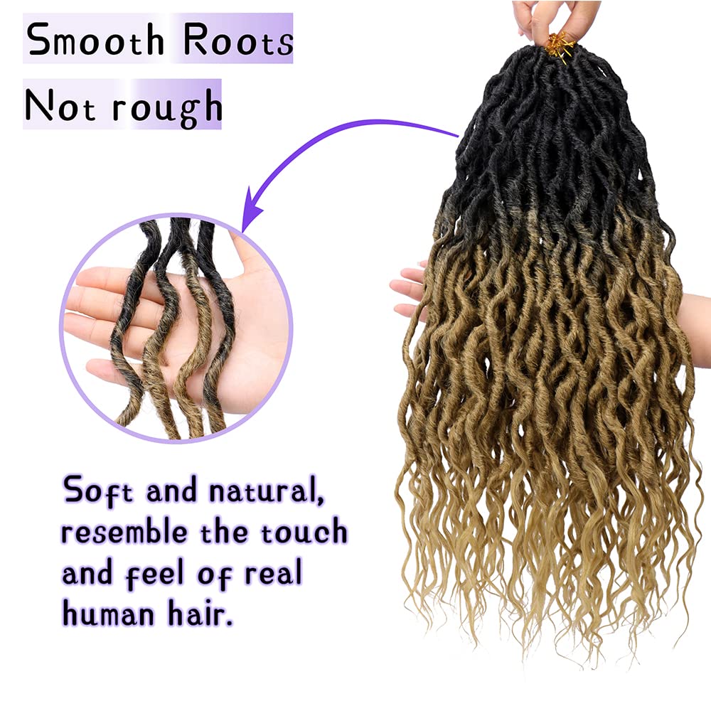 Snapklik.com : LOSMOEER 6 Packs Faux Locs Crochet Hair 24 Inch Soft ...