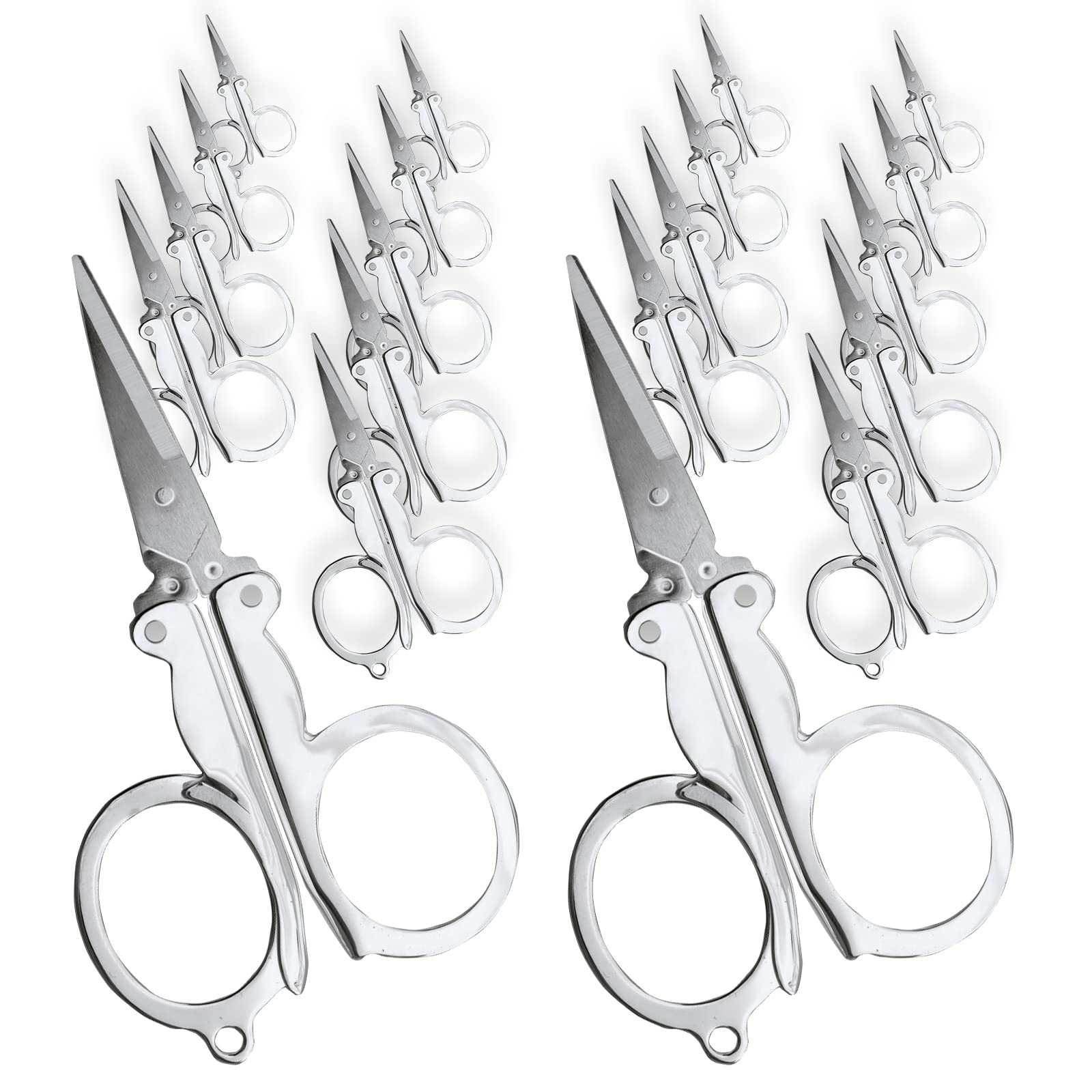 Amazon.com: Chevining 4" Folding Scissors Travel Scissors Pocket ...