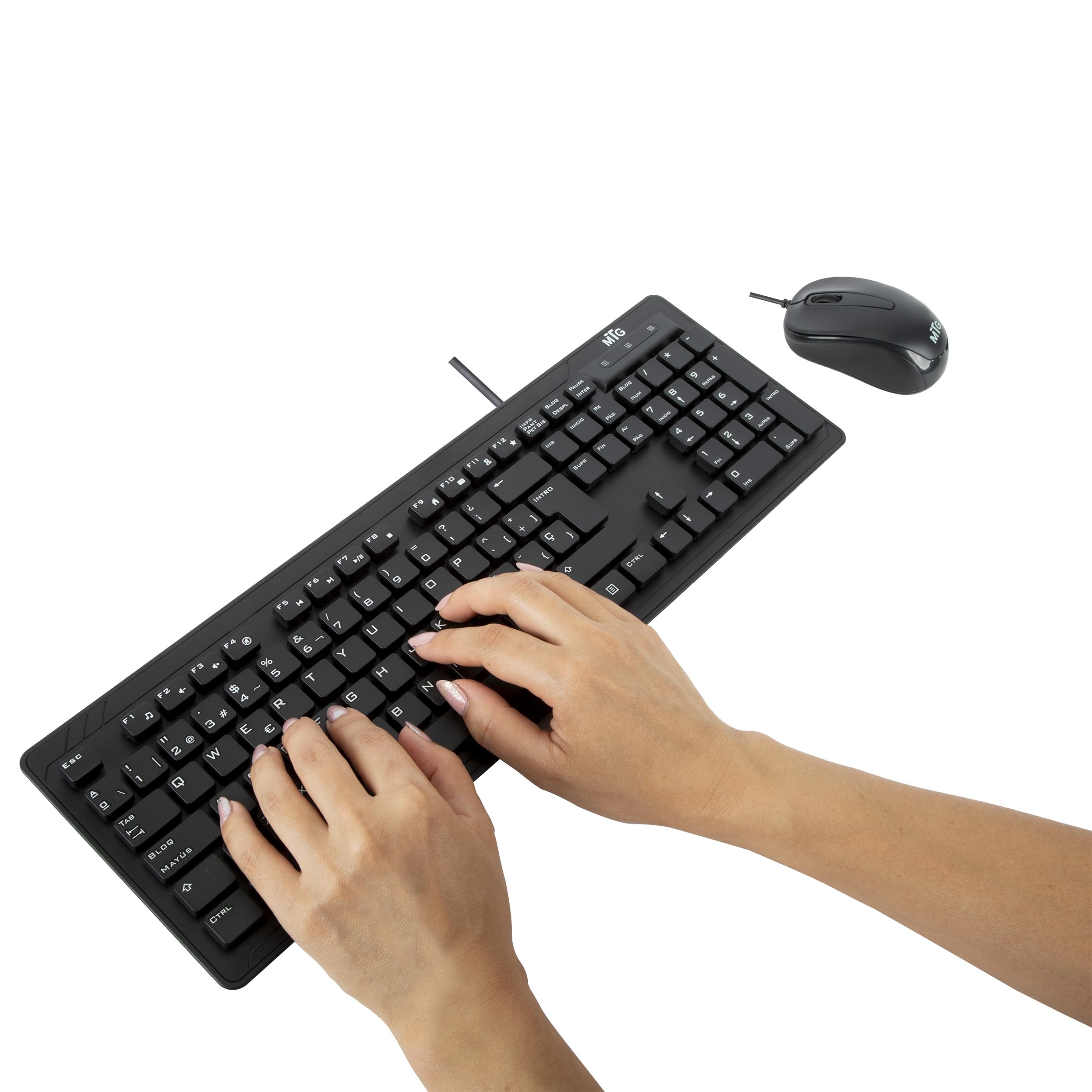 Targus MTG Wired Keyboard (US) & Mouse : Amazon.co.uk: Computers ...