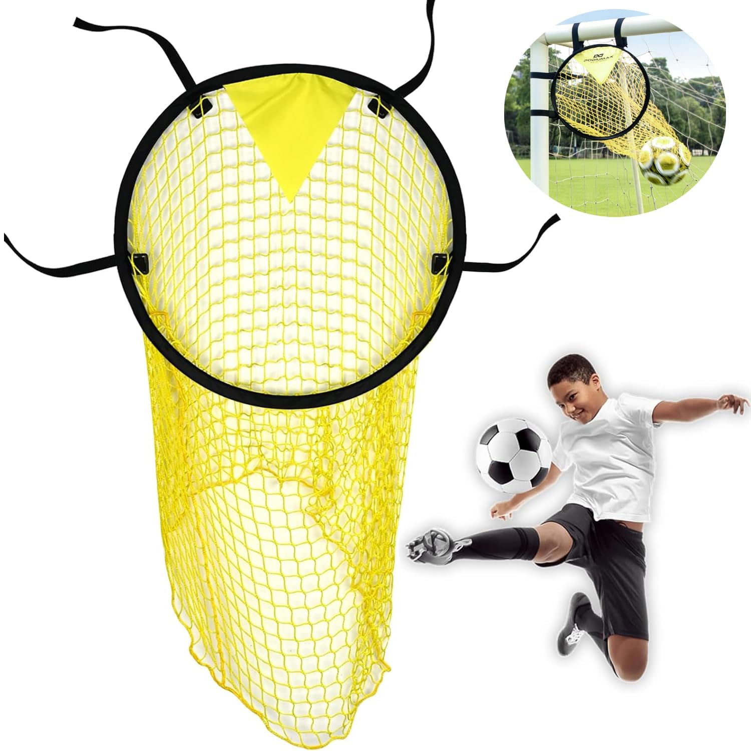 Target Practice Soccer Select Goal Net For Shooting Practice (11