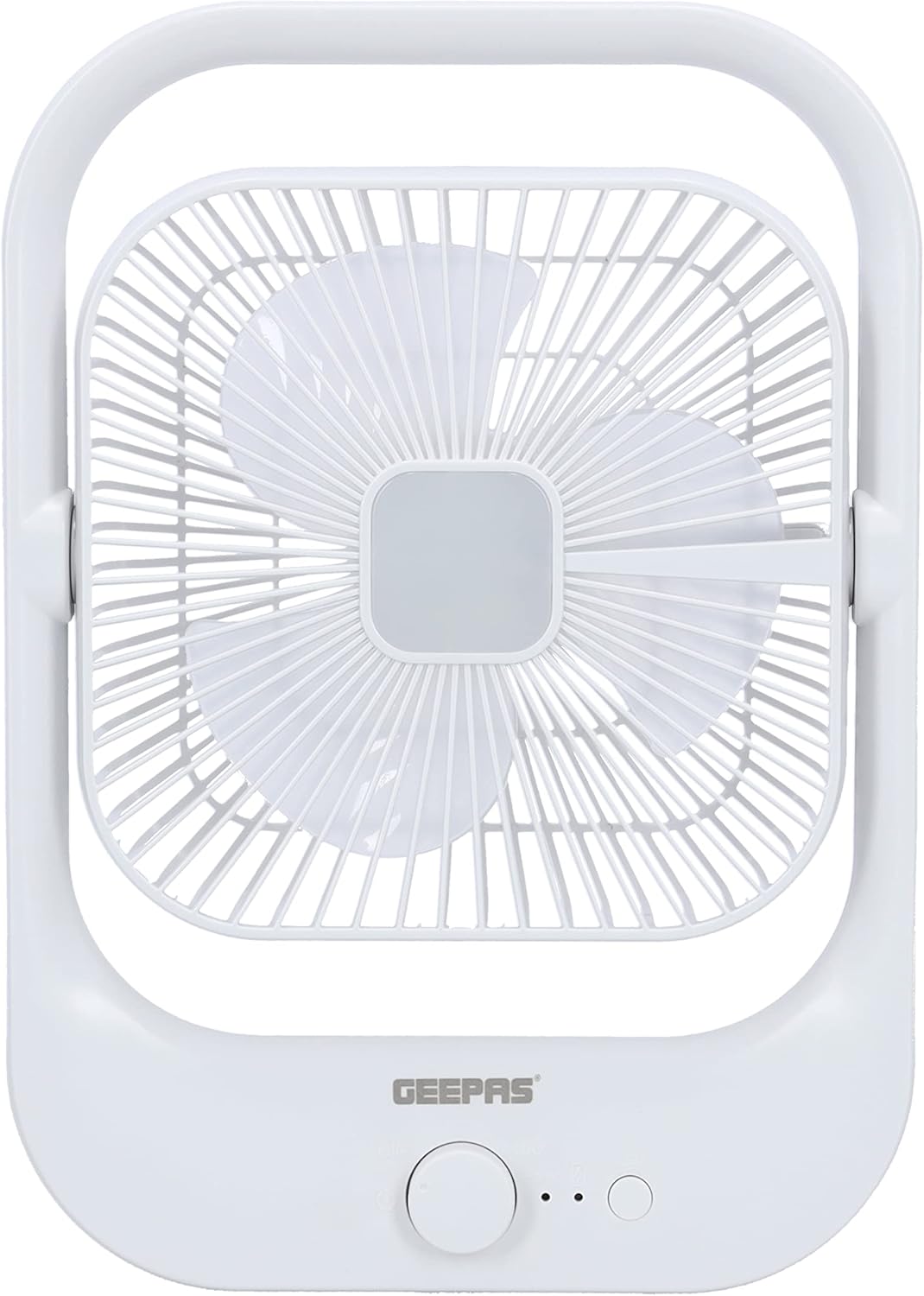 Geepas 8" Rechargeable Fan With Led Light, Gf21162 Over Charge ...