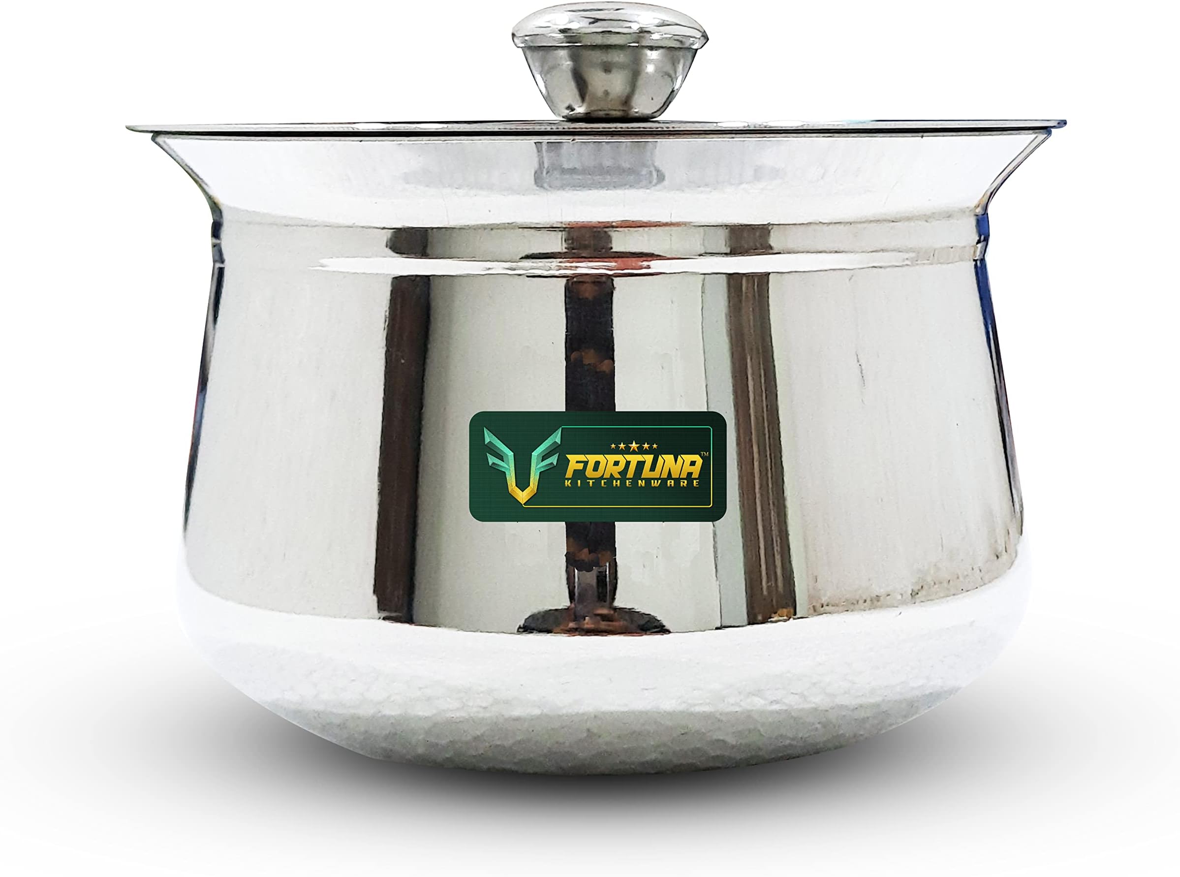 Buy Ramila Brand Stainless Steel Handi Set with Lid - Pot,Bowl Set of 3 ...