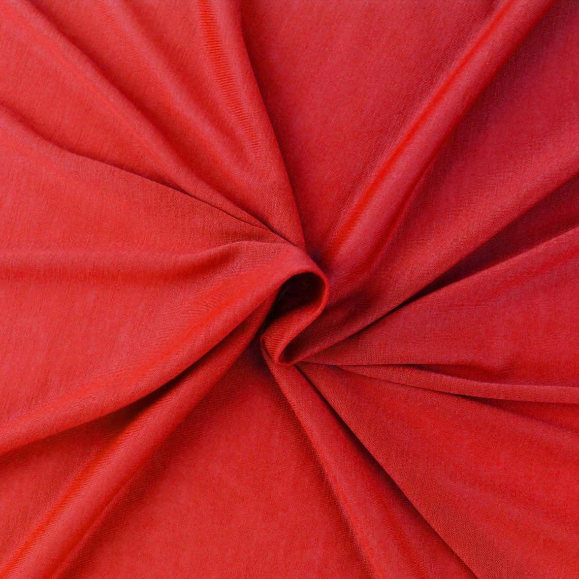 Amazon.com: Stylish FABRIC Solid Classic Light Weight Knit Fabric Poly ...