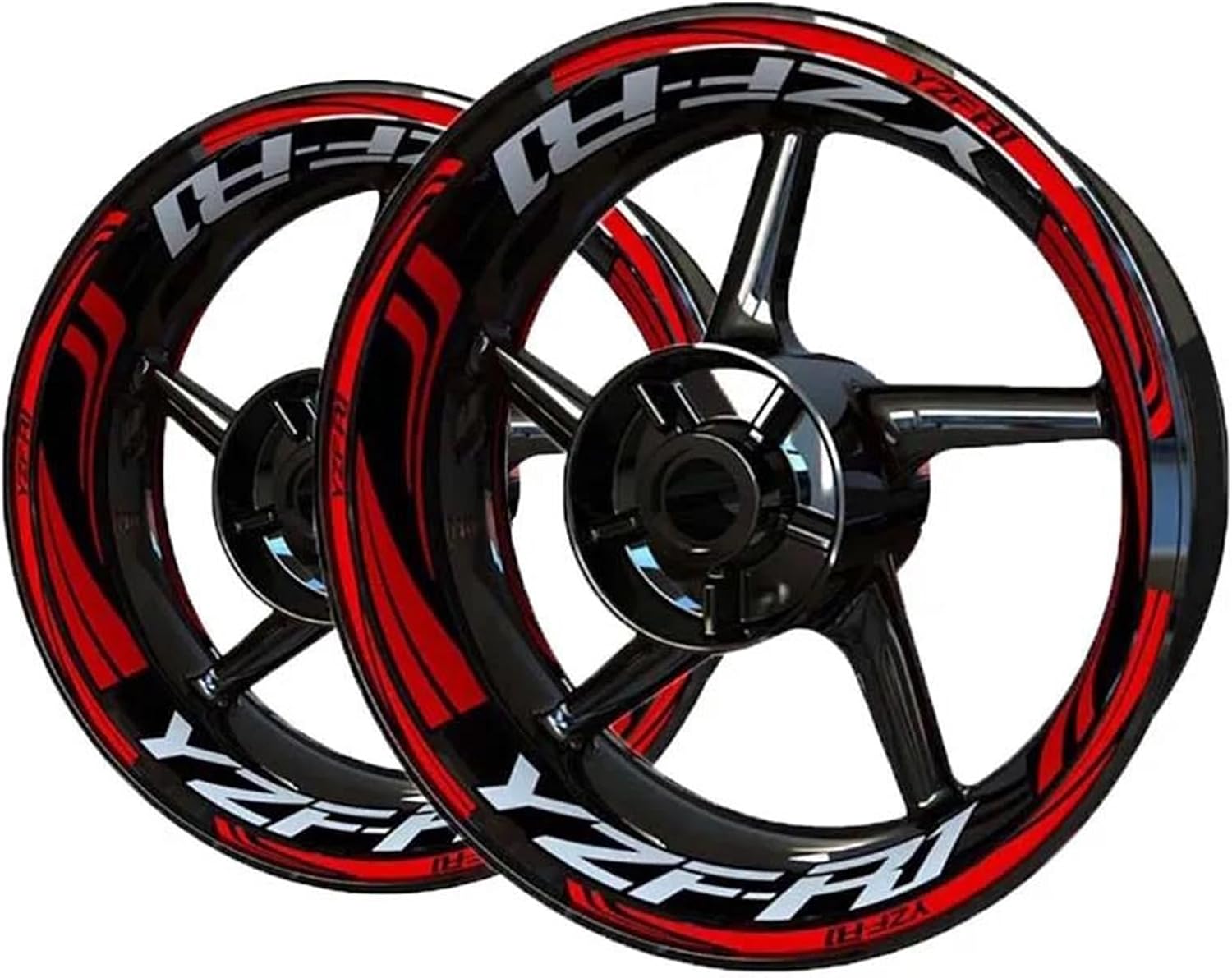 Amazon.com - ACCHA Motorcycle Stickers for R1 Wheel Rim Sticker Decal ...