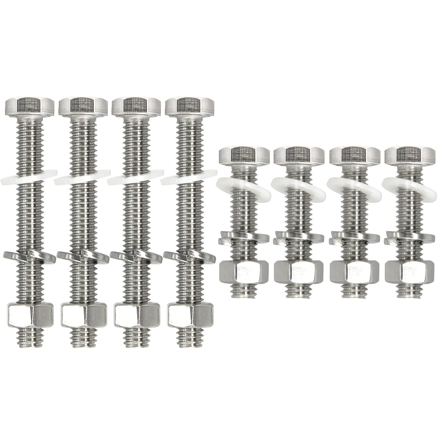8PCS 304 Stainless Steel Post Attachment Kit,Sign Mounting Hardware ...