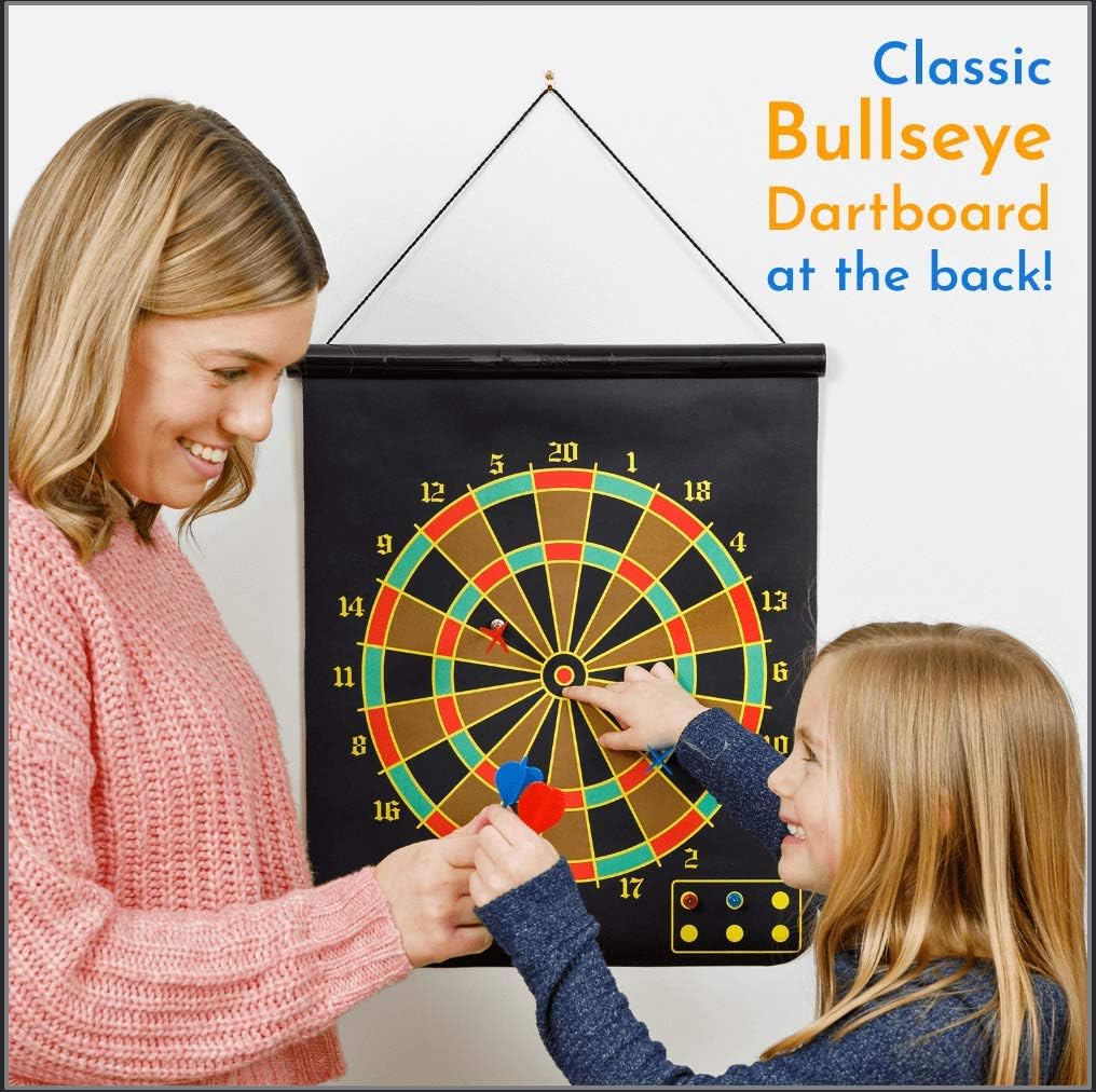 SIMPLUXX Magnetic Dart Board – Kids Fun Space Adventure or Monster ...