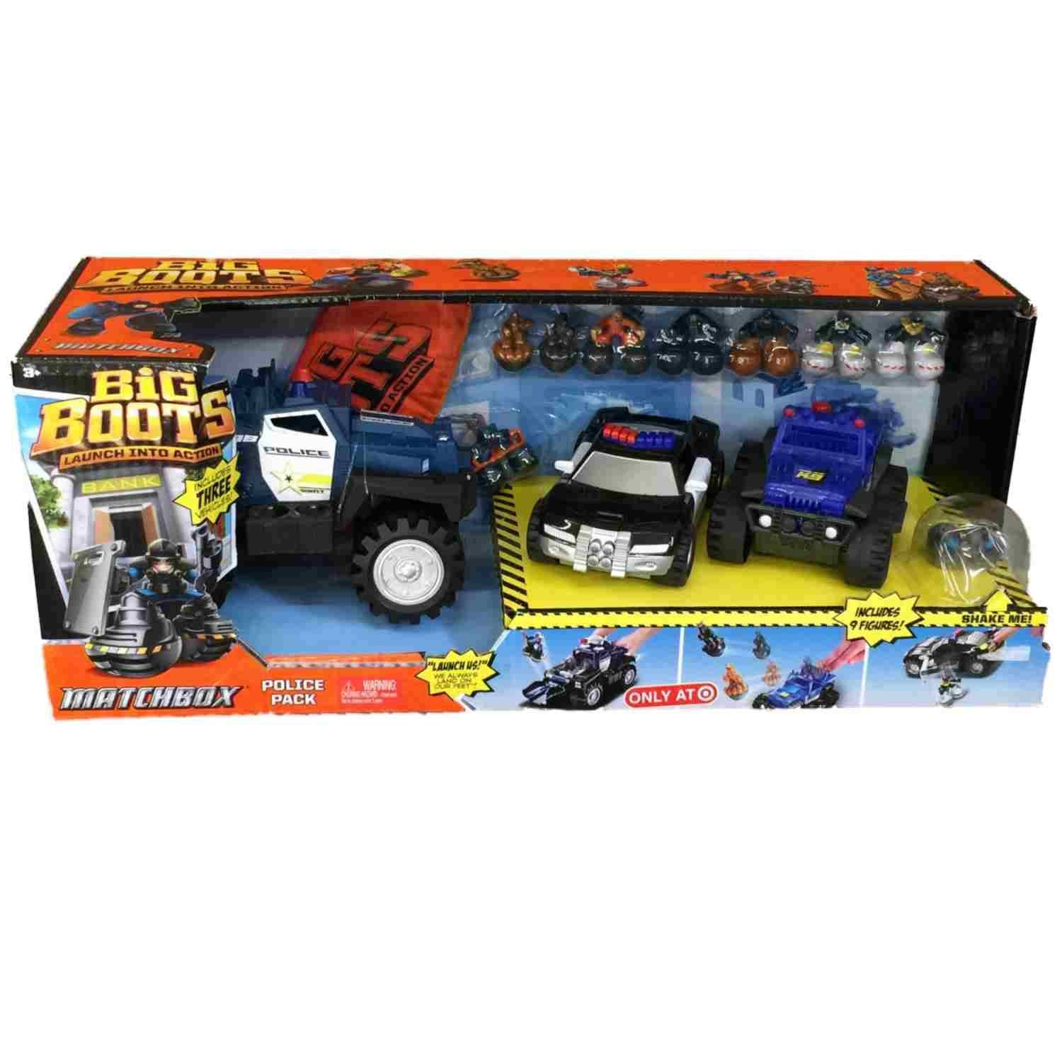 Buy Matchbox Big Boots Police Pack Mega Playset Online at Low Prices in ...
