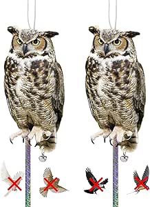 Bird Scarers for Gardens: Pigeon Deterrent, Flat Cardboard Bird ...