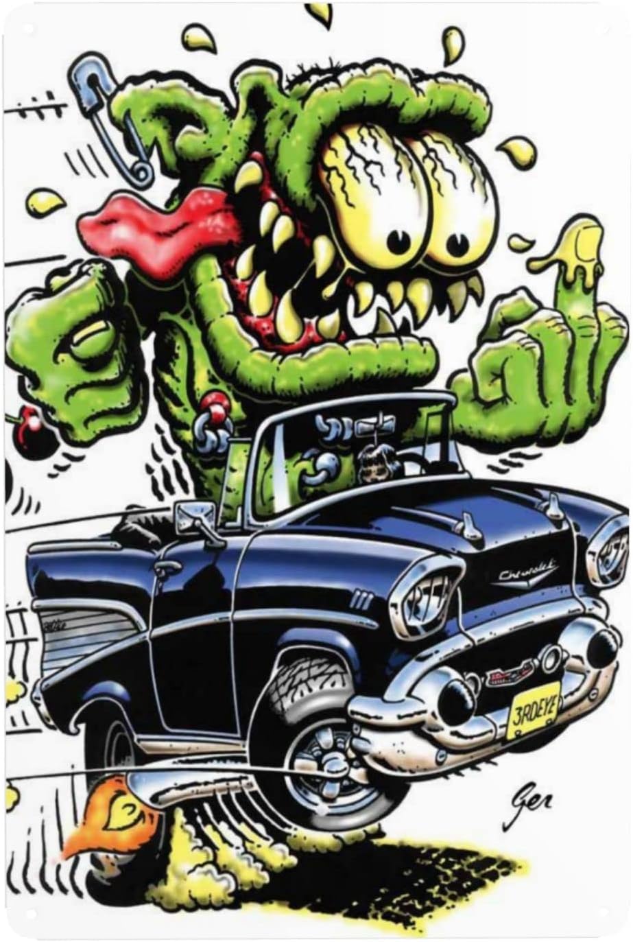 Amazon.com: Lagoog If I Gotta Explain You Wouldn't Understand, Rat Fink ...