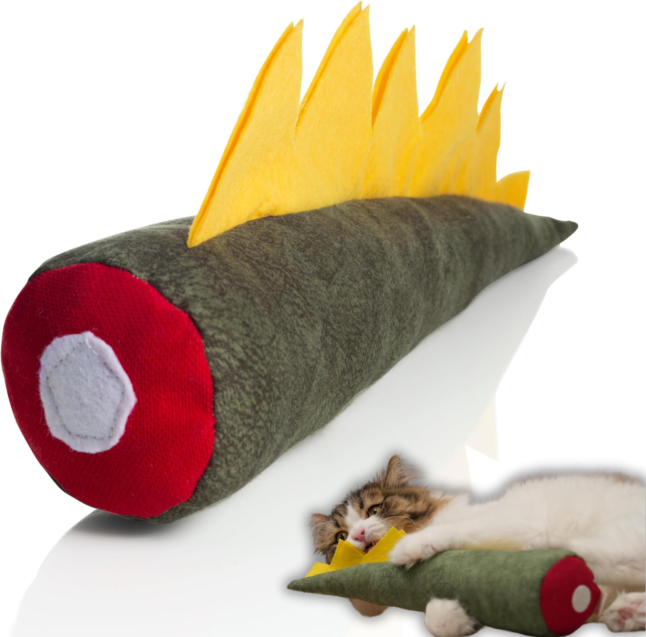 Amazon.com: FuneeTop Cat Kicker Toy for Indoor Cats, 10 Inch Long Cat ...