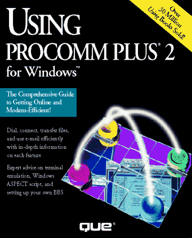 Using Procomm Plus 2 For Windows Elliott Alan 9781565297661 Amazon