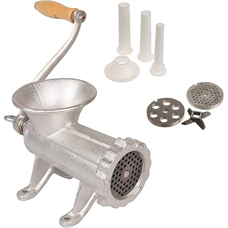 Amazon.com: Manual Meat Grinder with Stainless Steel Blades Heavy Duty ...