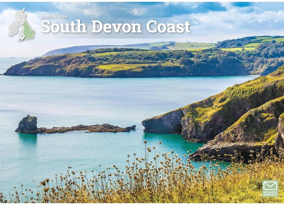 South Devon Coast A4 Calendar 2025 (PFP) : Amazon.co.uk: Stationery ...