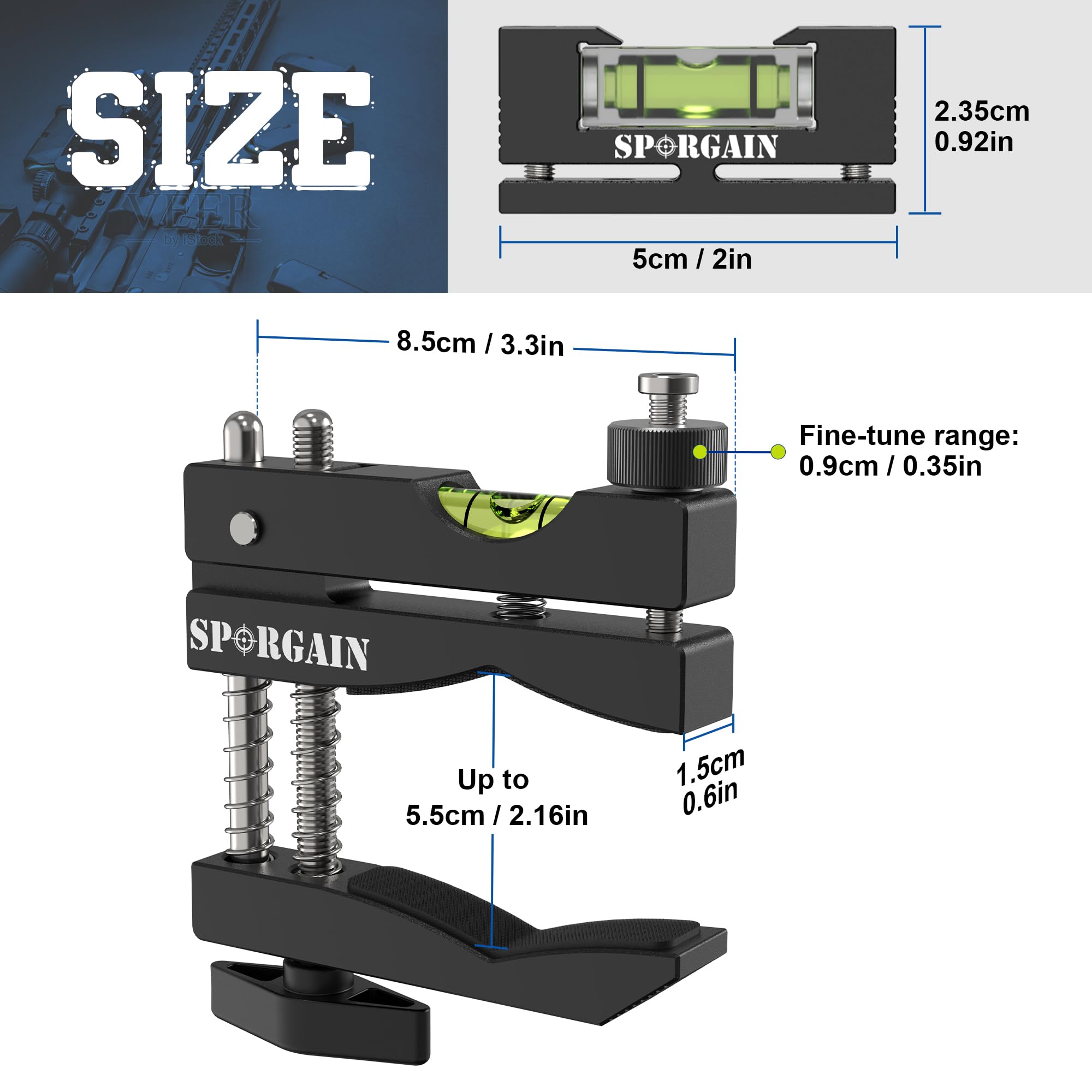 Snapklik.com : Updated New Model Scope Leveling Kit, Scope Mounting ...
