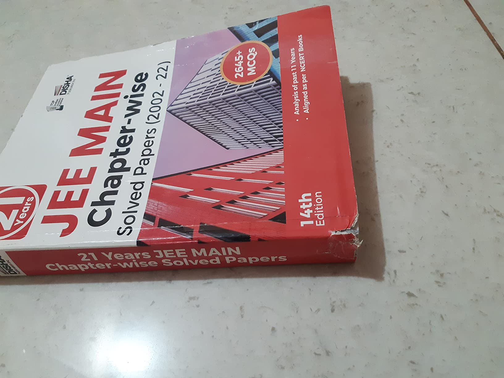 21 Years JEE MAIN Chapter-wise Solved Papers (2002 - 22) 14th Edition ...