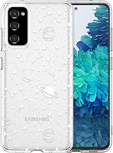 Amazon.com: ZTOFERA Clear Case for Samsung Galaxy S20 FE 5G, Cute Planet Sky Star Pattern ...