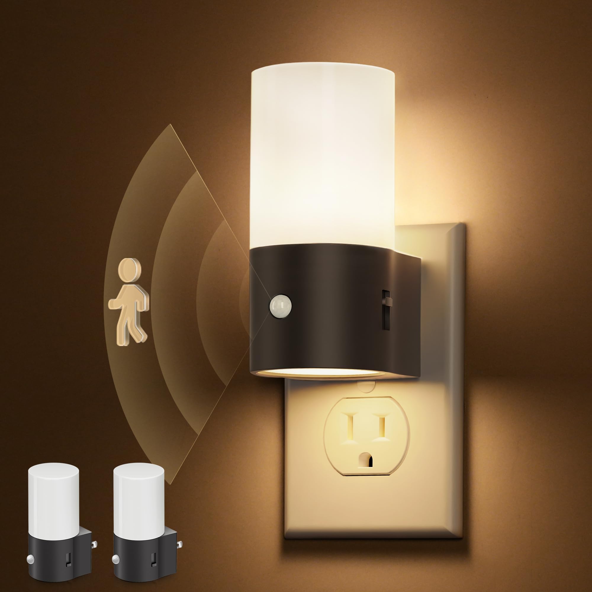 L LOHAS LED Motion Sensor Night Light, [2 Pack] Motion Activated Night ...