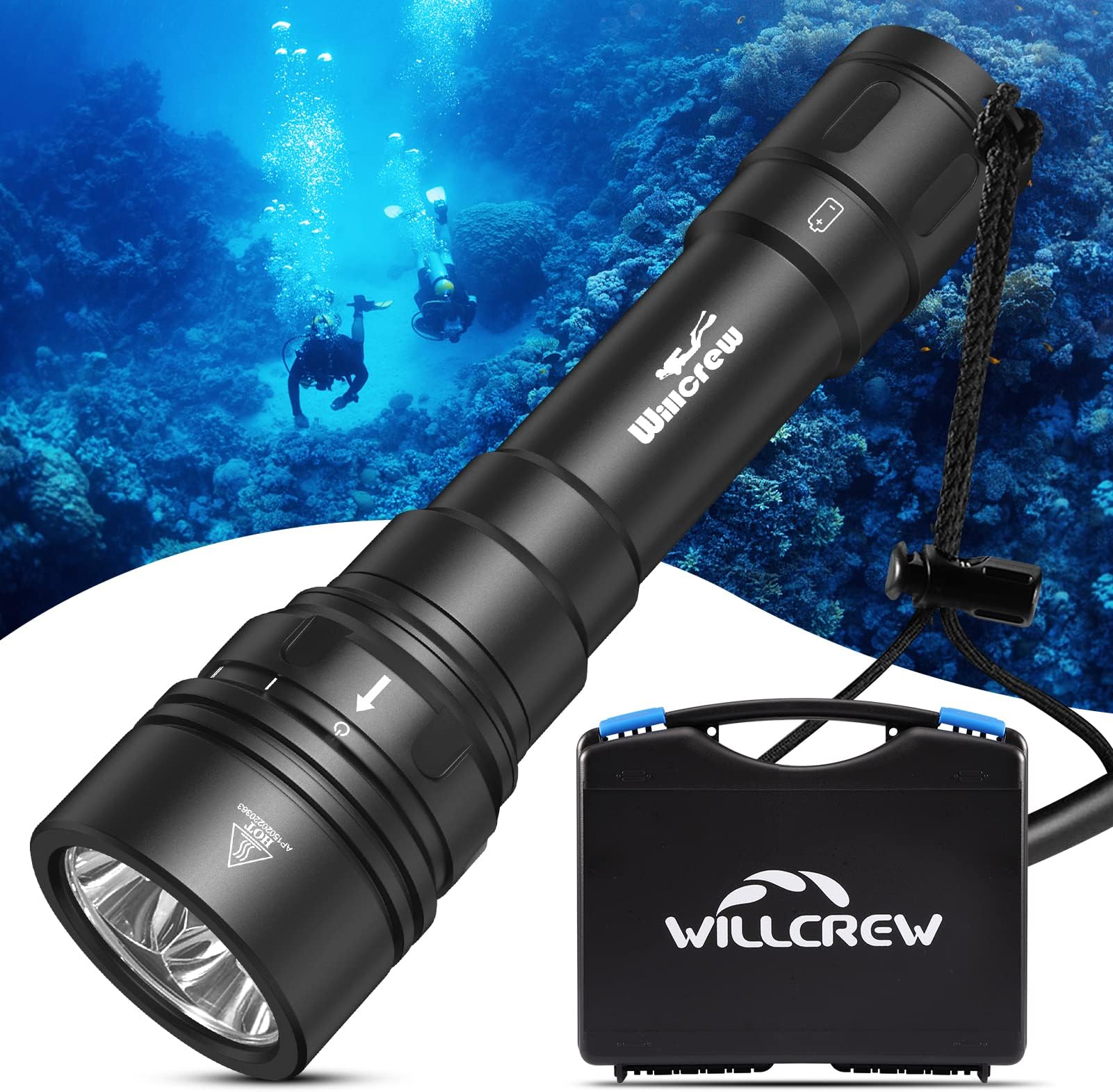 Amazon.com : LUXNOVAQ Scuba Dive Light Headlamp Super Bright ...