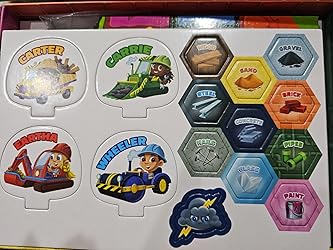 Amazon.com: New! JH5 Construction Kids Board Game! an Exciting ...