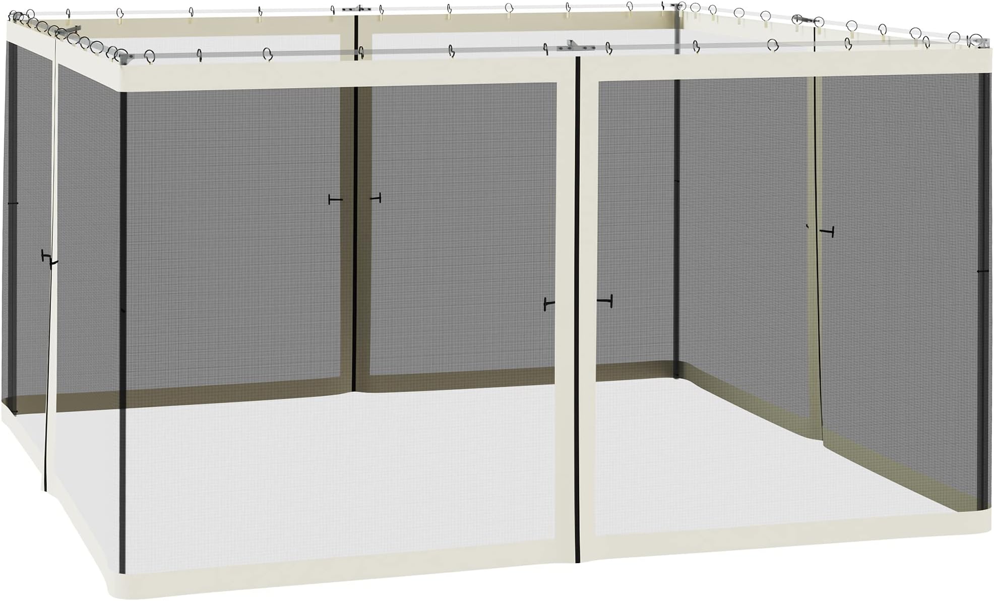 Amazon.com: Outsunny 10' x 13' Universal Replacement Mesh Sidewall ...