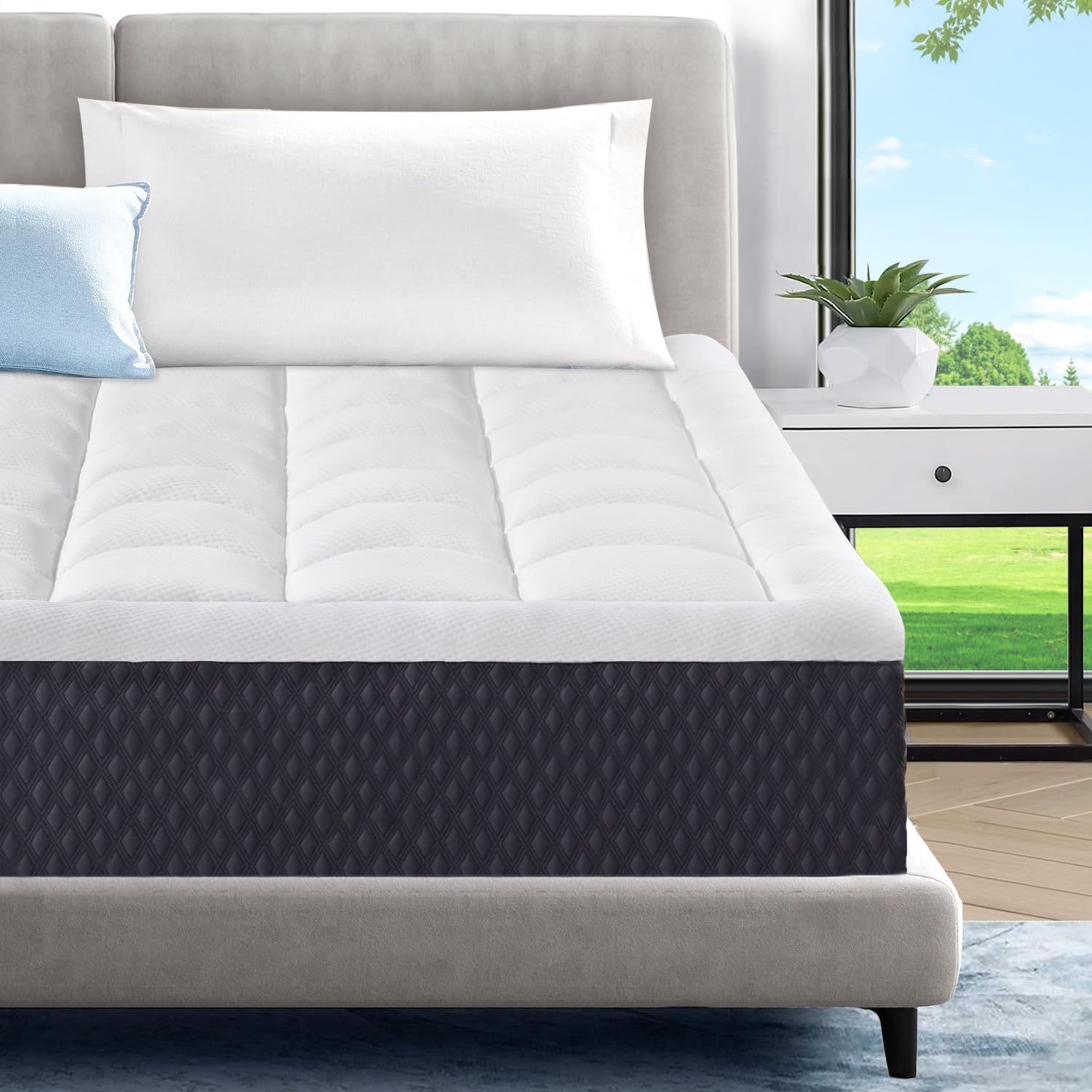 Amazon.com: ONENICE 12 Inch Full Mattress in a Box, Breathable Gel ...