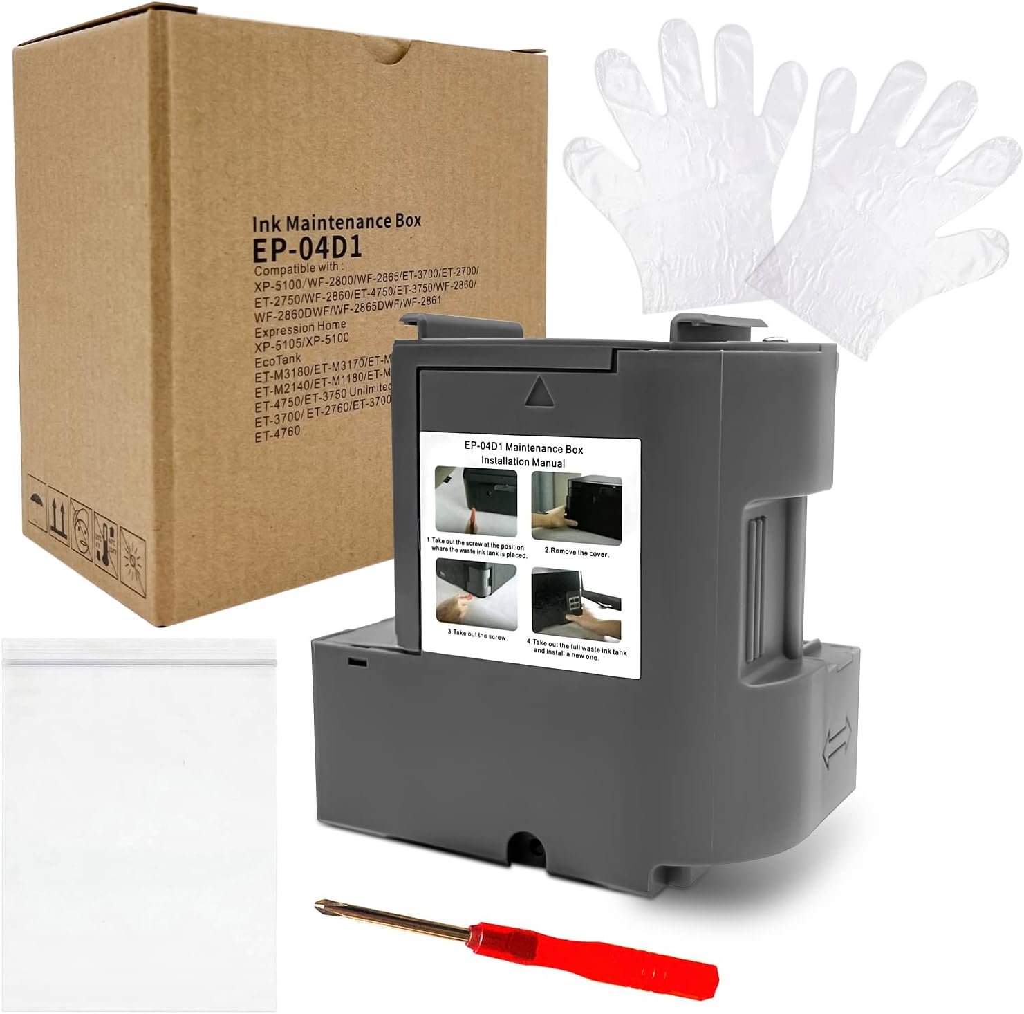 Amazon.com: Waste Ink Pad Replacement Compatible for E Pson Ecotank ET ...