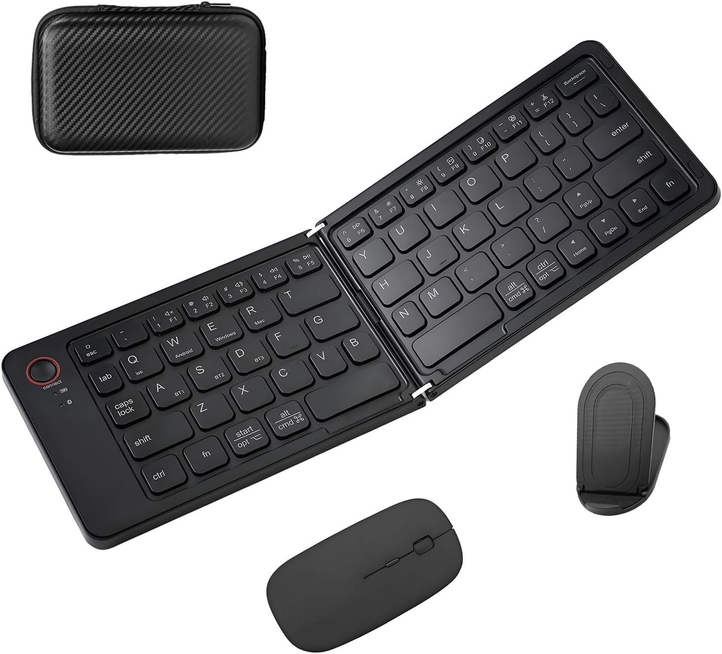 Amazon.com: Foldable Keyboard and Mouse, Folding Keyboard Mouse Combo ...