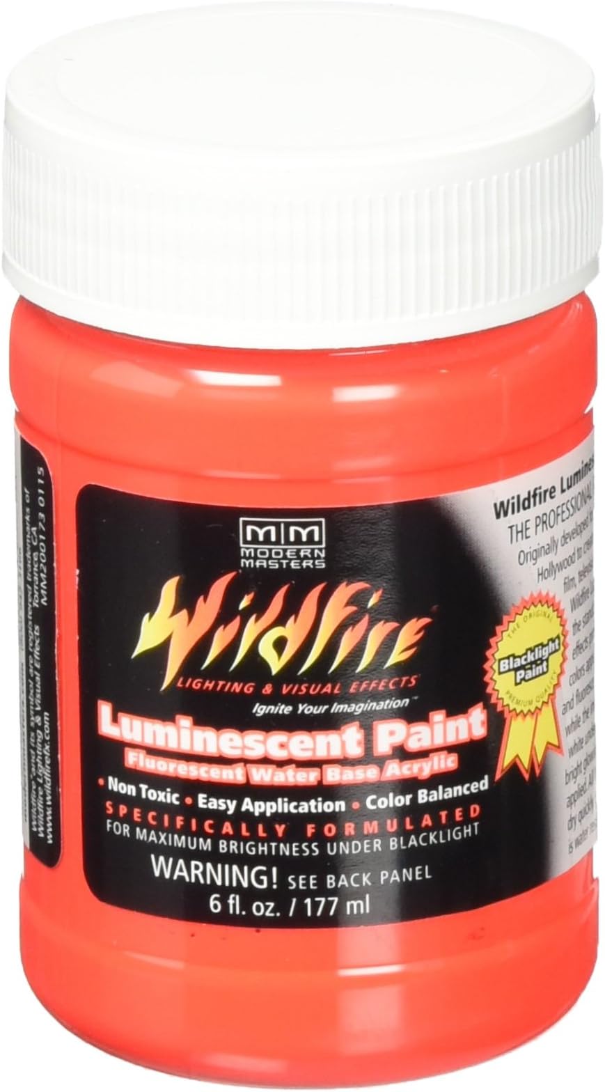 Modern 145417 14206 WF-142 Wildfire UV Sensitive Hot Pink Fluorescent ...