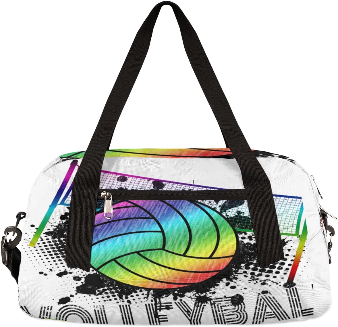 Amazon.com | Rainbow Volleyball Kids Overnight Duffel Bags, Sport Ball ...