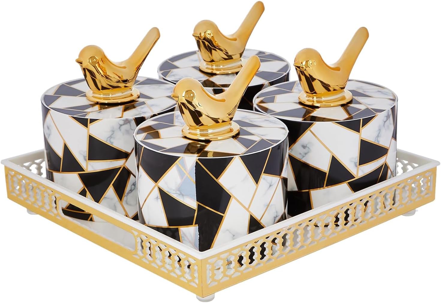 Buy Amazon Brand - Solimo Air-Tight Dry Fruit Container Tray Set With ...