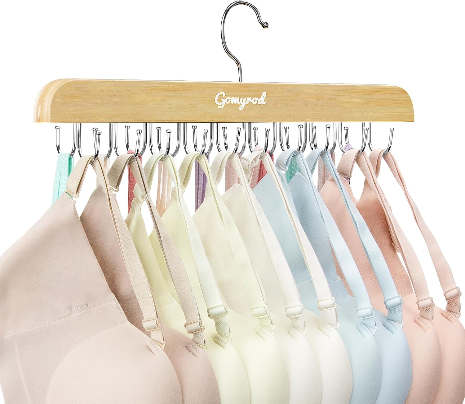 Amazon.com: Gomyrod Bra Hanger for Closet, Tank Top Hanger w/20 Hooks ...