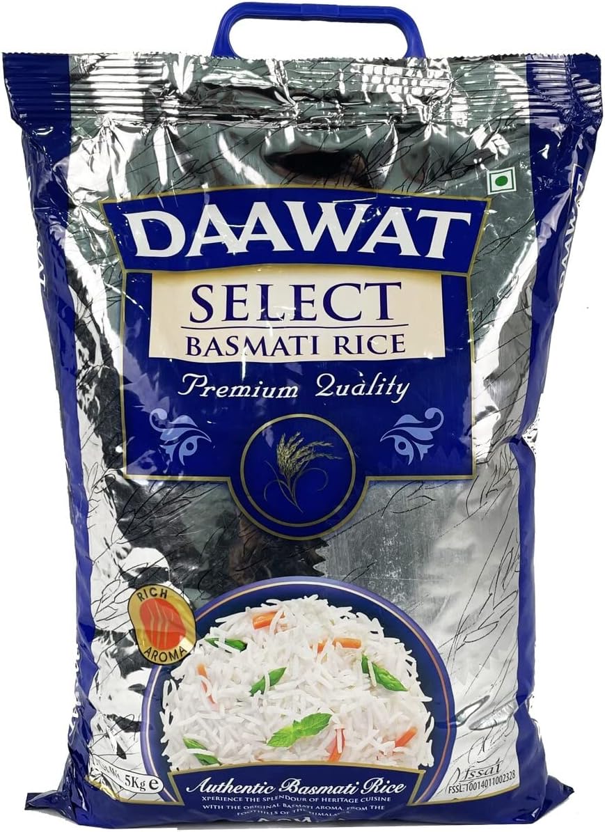 Daawat Select Traditional Basmati Rice, 5 kg (A1B319) : Amazon.com.au ...