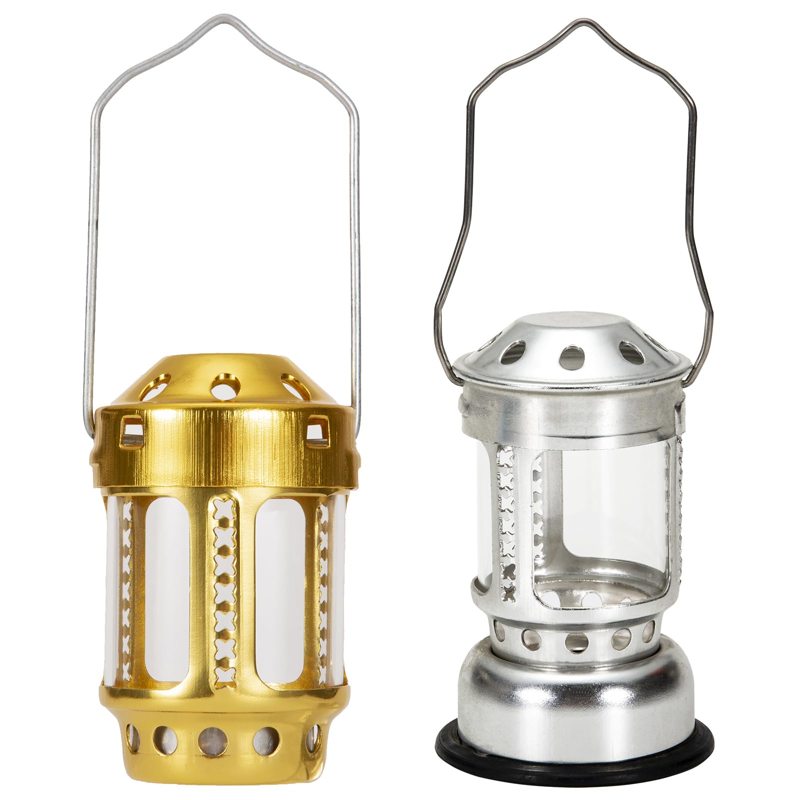 Handheld Candle Lanterns 6pcs Mini Lantern With Flickering LED