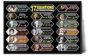 Amazon.com: 17 Equations That Changed The World Poster Wall Hangings ...