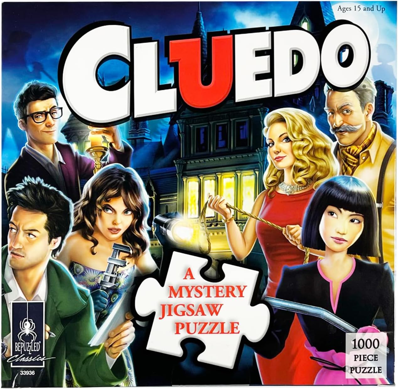 Cluedo Mystery 1,000 piece Jigsaw Puzzle : Amazon.co.uk: Toys & Games