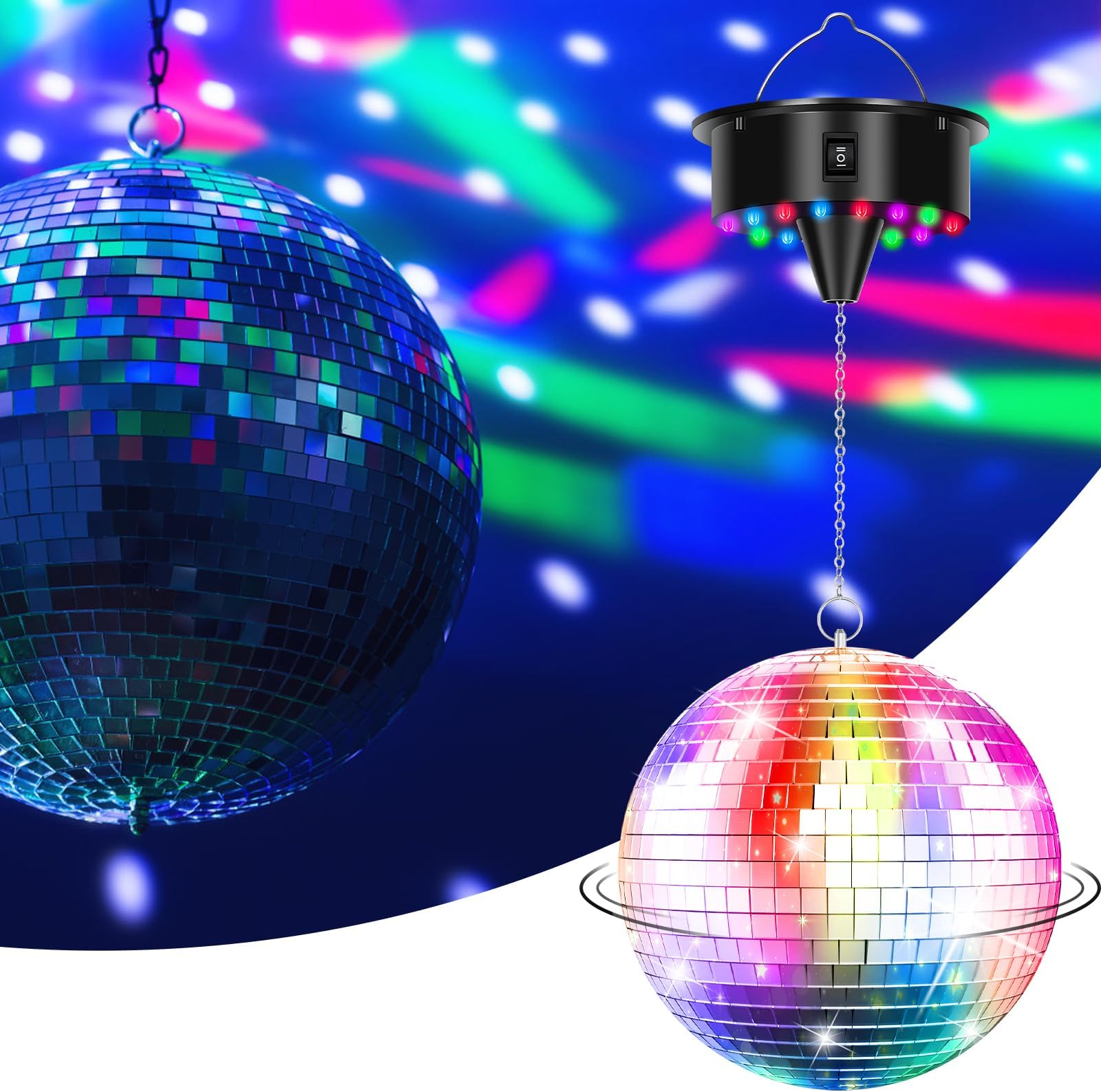 Amazon.com: LED Mirror Disco Ball Party Light : Tools & Home Improvement