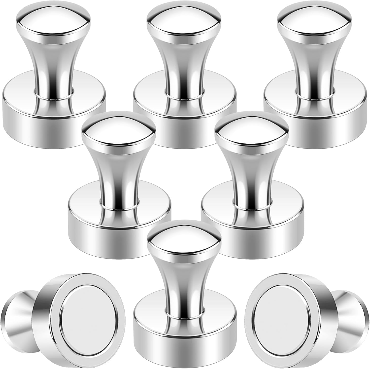 Wukong 8 PCS Neodymium Magnet Push Pins,N35 Strong Push Pin Magnets for ...