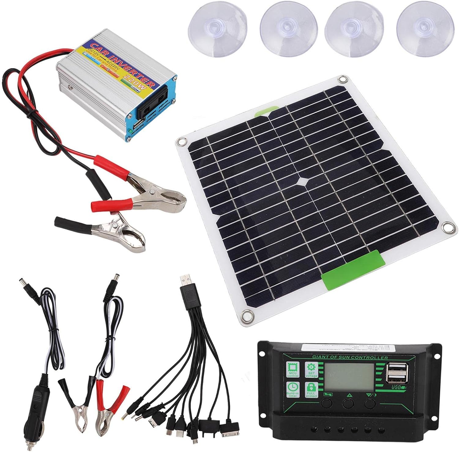 Solar Panel System,Solar Panel Complete System 220 Watt Converter ...