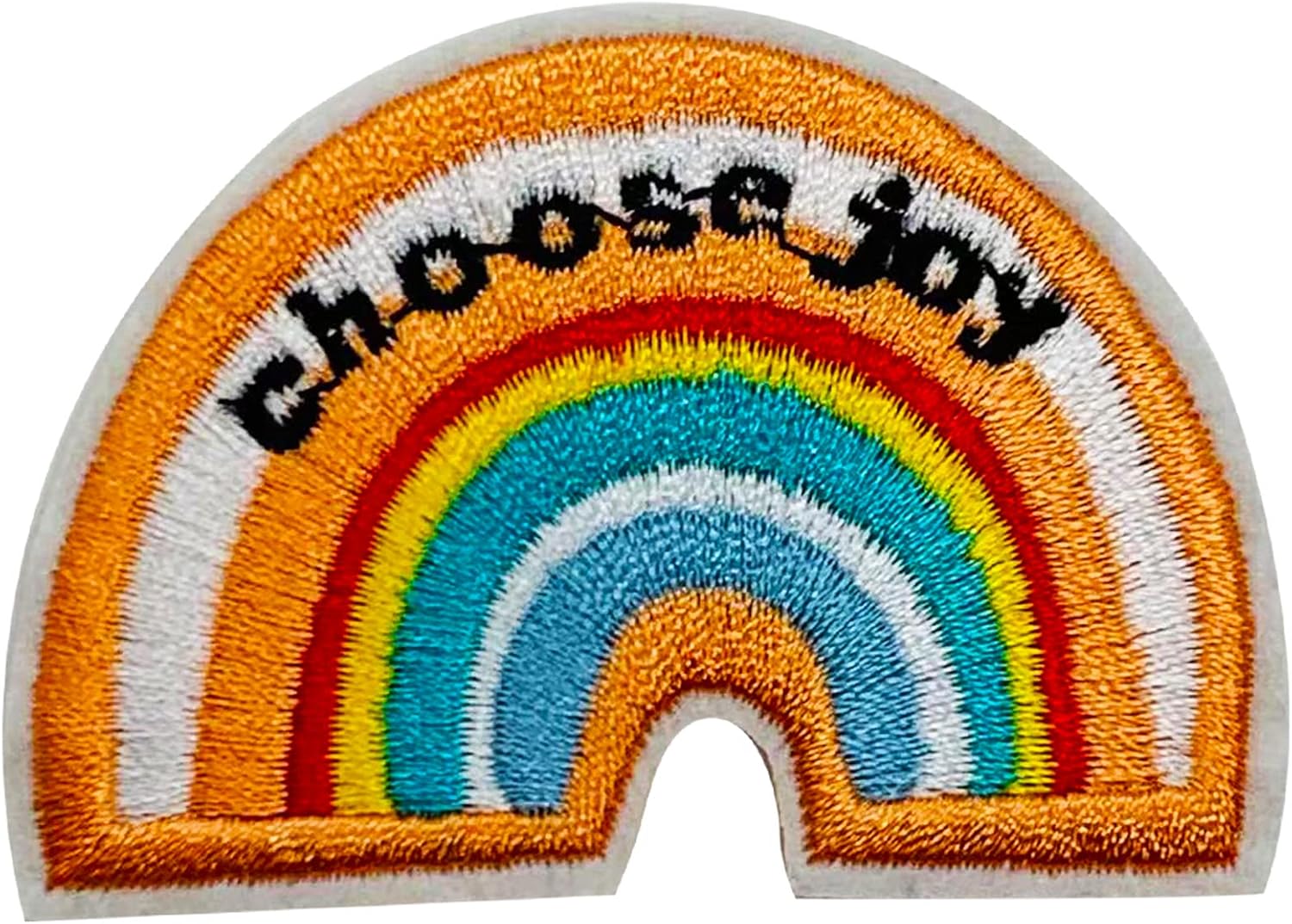 Amazon.com: Wikineon Iron On Embroidered Patch, Rainbow Patch "Choose ...