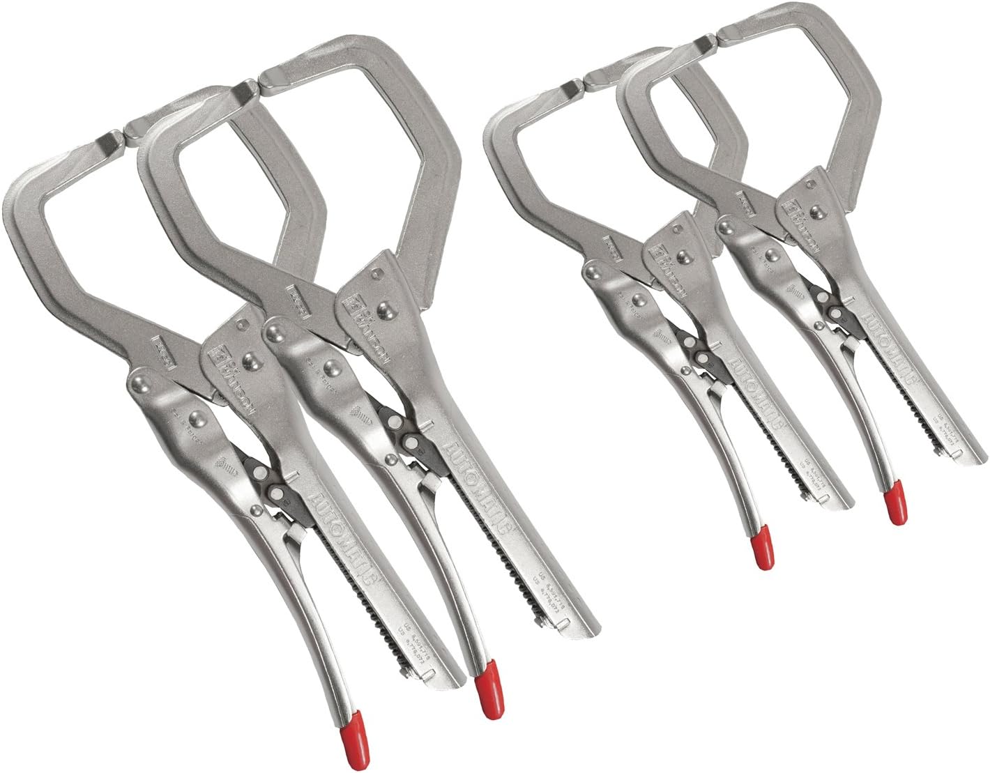 CH Hanson 80110 4 pc. C-Clamp Kit - 7" C-Clamp (2) & 11" C-Clamp (2 ...