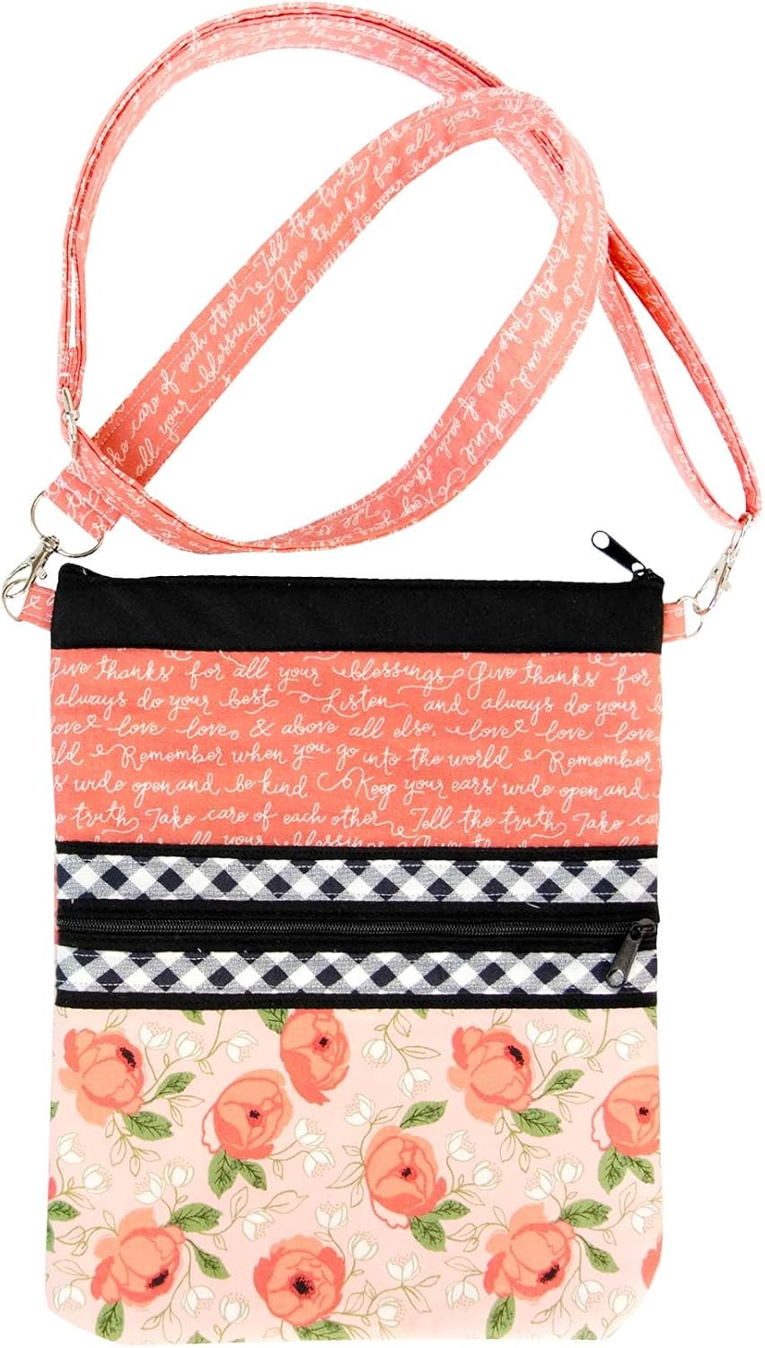 Amazon.com: June Tailor Crossbody Tote Bag Caitlyn Zippity Do Done ...