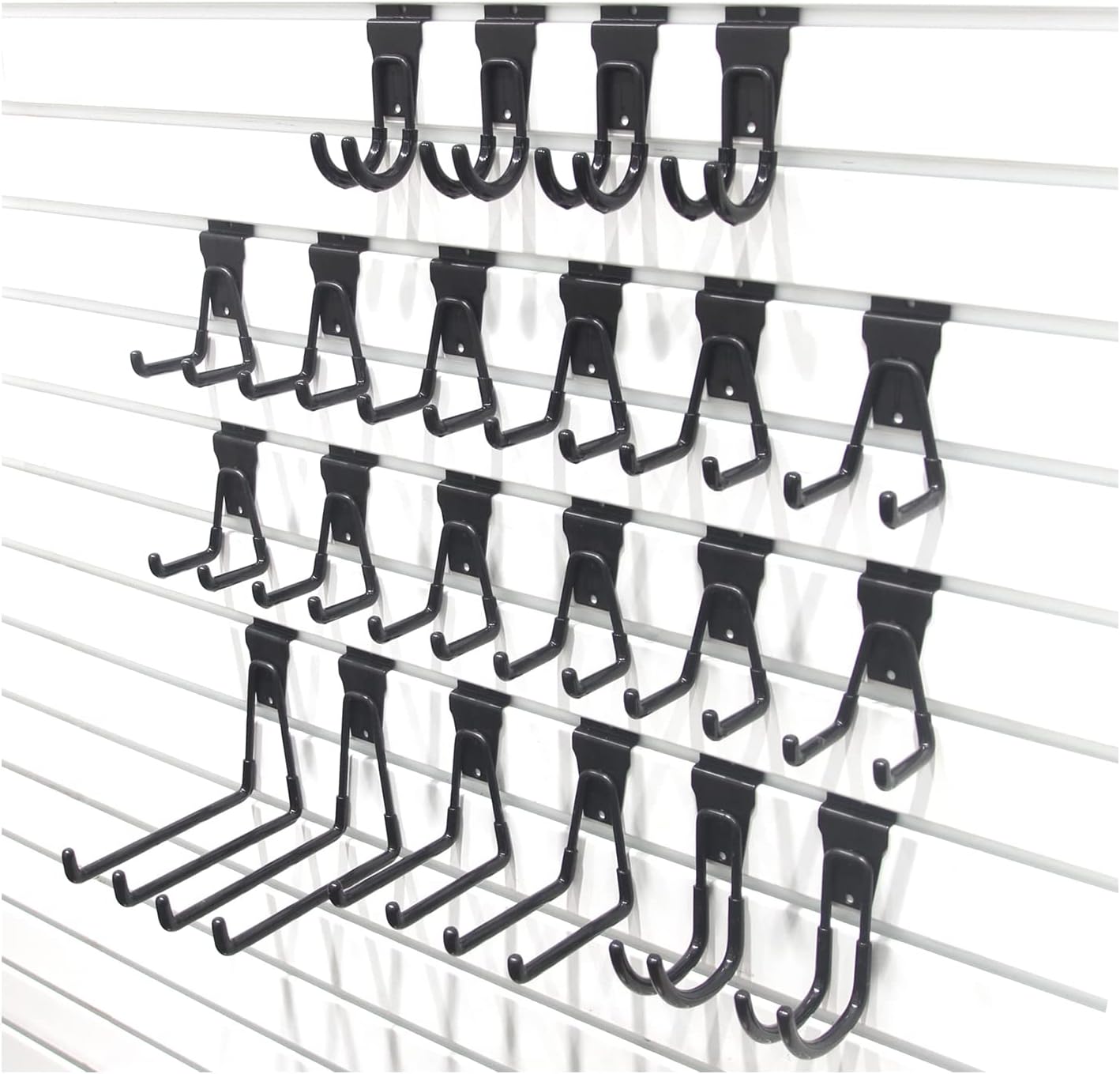 Amazon.com: ATOOLA Slatwall Accessories, Slatwall Hooks, Multi Size ...