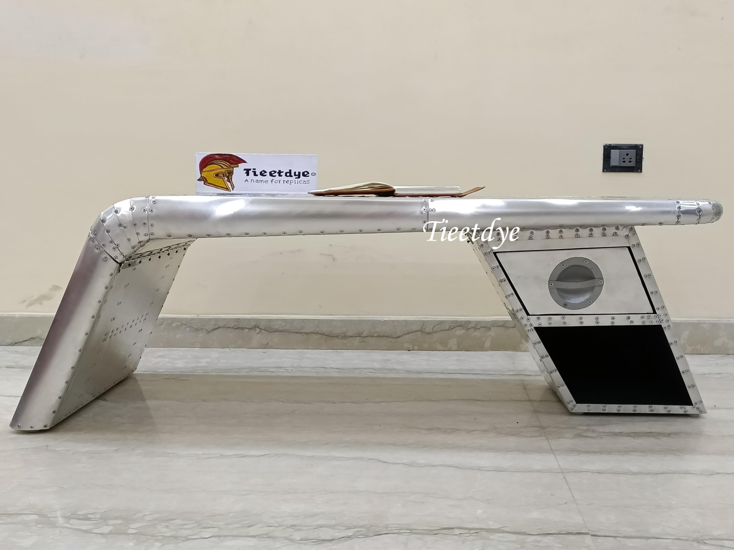 Amazon.com: TIEETDYE Aviator Wing Desk with One Drawers Industrial ...