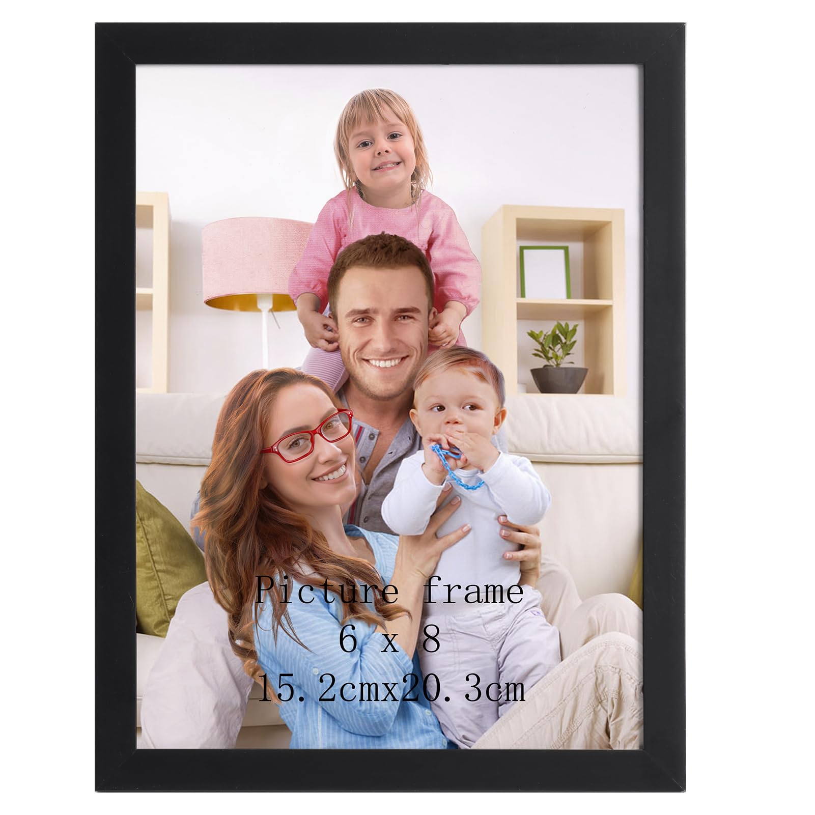 Amazon.com - Giftgarden 6x8 Picture Frame Black, 6 by 8 Thin Photo ...