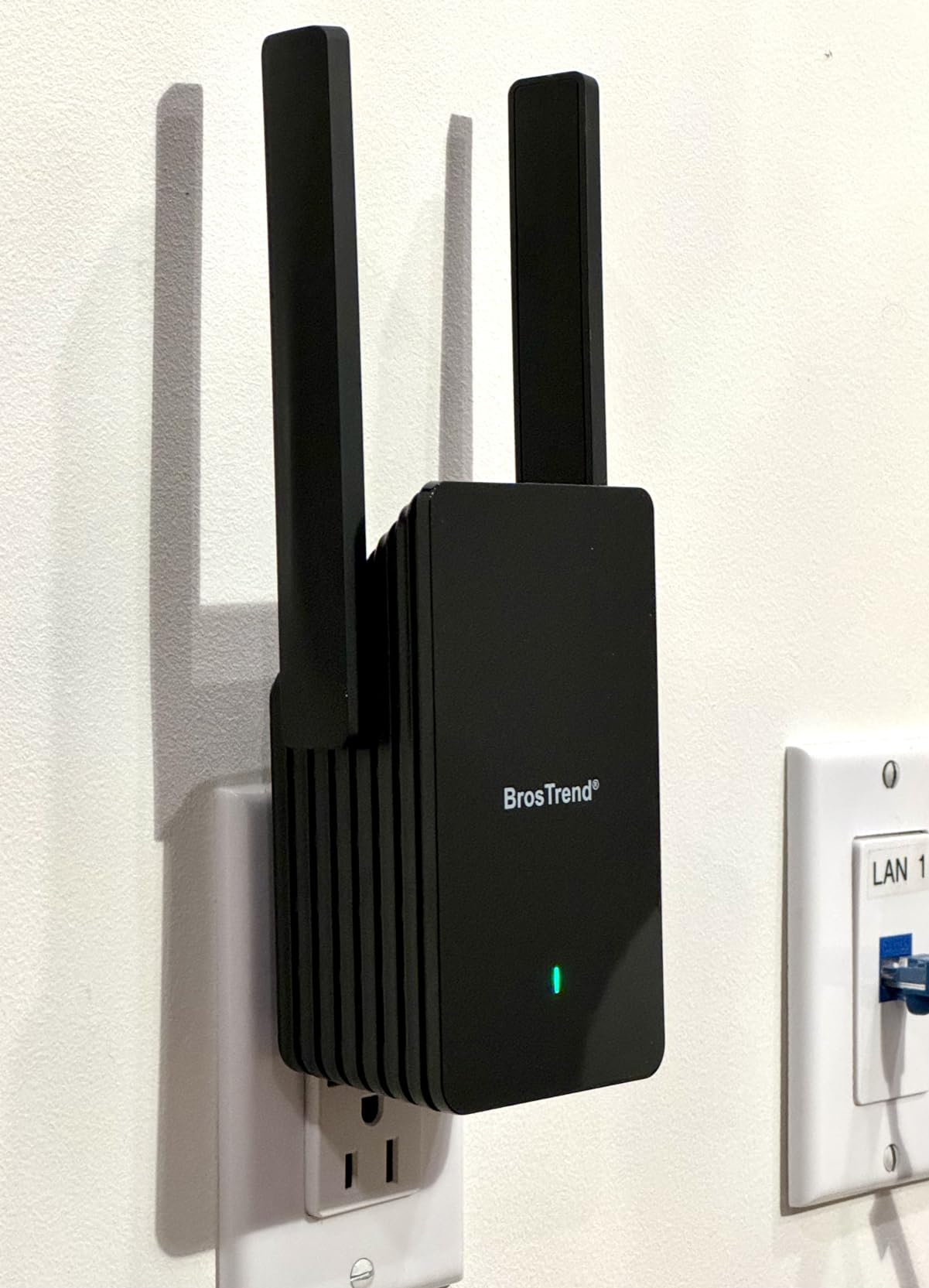BrosTrend WiFi 6 Extender AX1500 WiFi Booster for Home WiFi Range ...