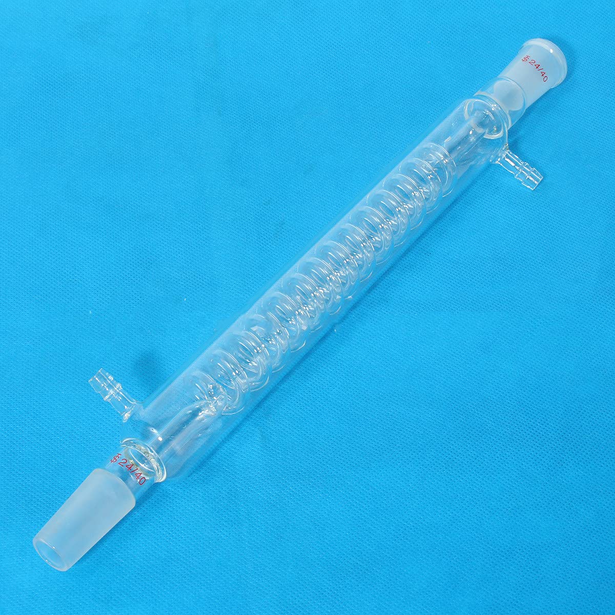 Amazon.com: 24/40 Joint Glass Graham Serpentine Condenser Lab Chemistry ...