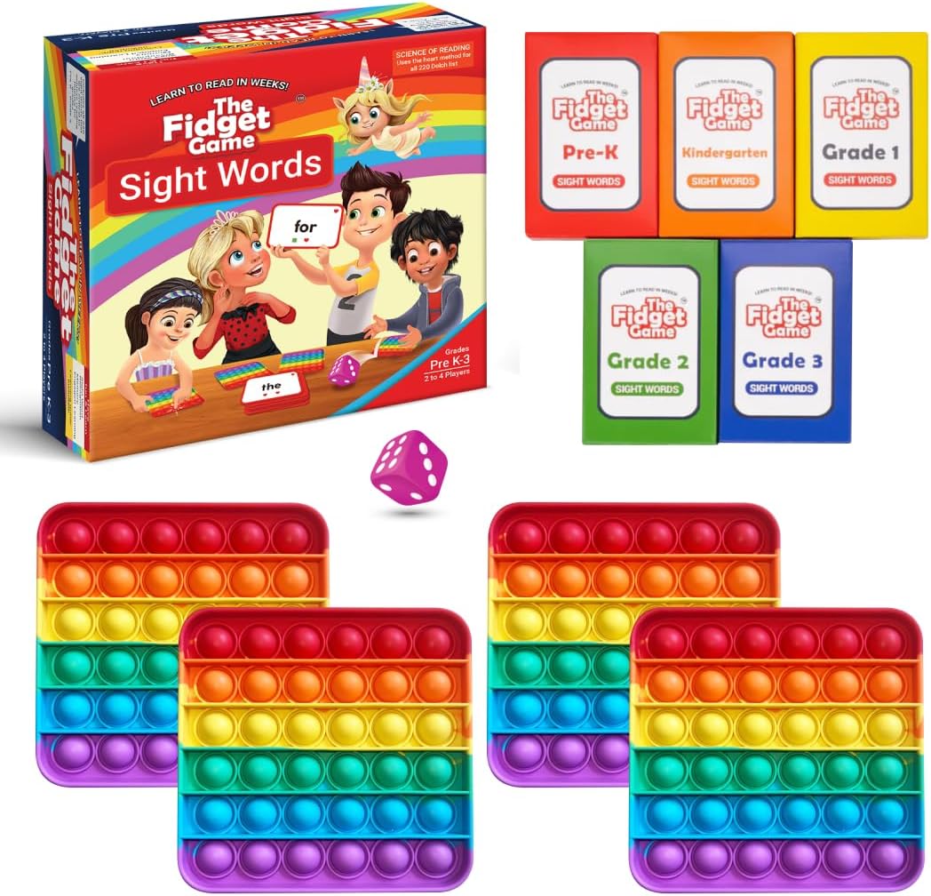 Fidget Game: Learn to Read in Weeks with 220 Dolch Barbados | Ubuy